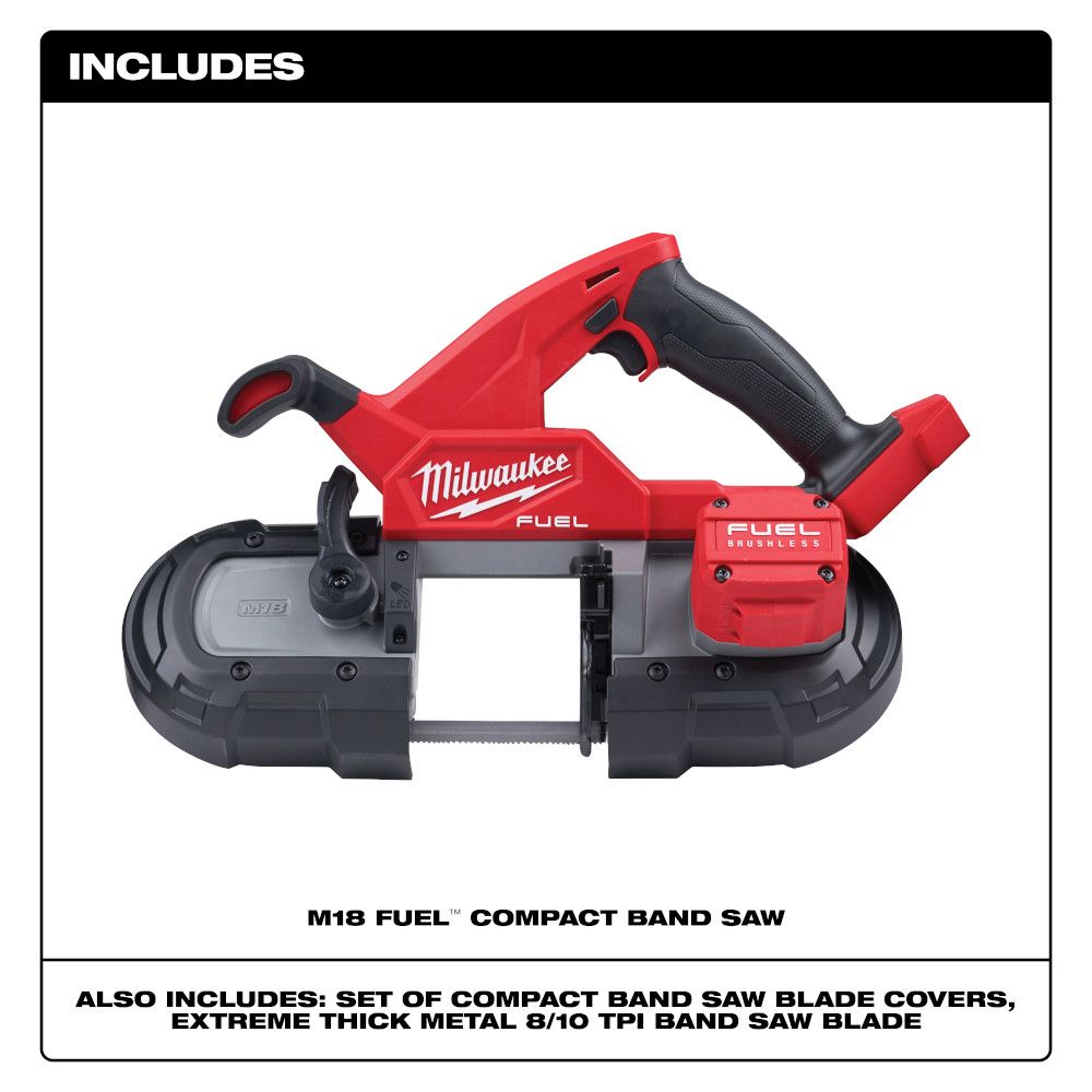 Milwaukee M18 FUEL 18 Volt Lithium-Ion Brushless Cordless Deep Cut Ban