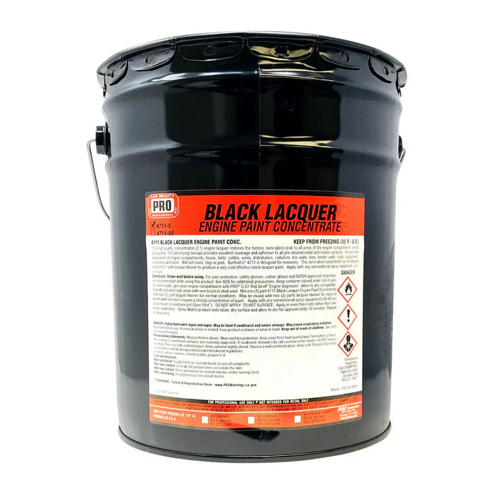 4711-5 BLACK ENGINE PAINT CONCENTRATE (5 GALLON)