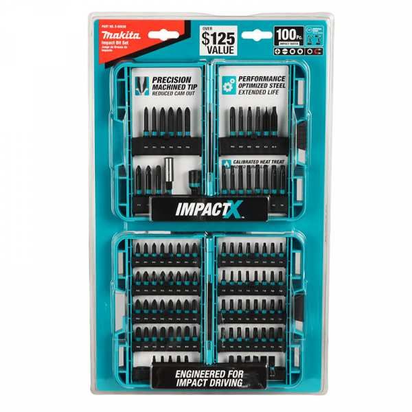 Makita 100pc ImpactX Driver Bit Kit