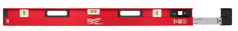 Milwaukee 48 in. to 78 in. REDSTICK Magnetic Expandable Level